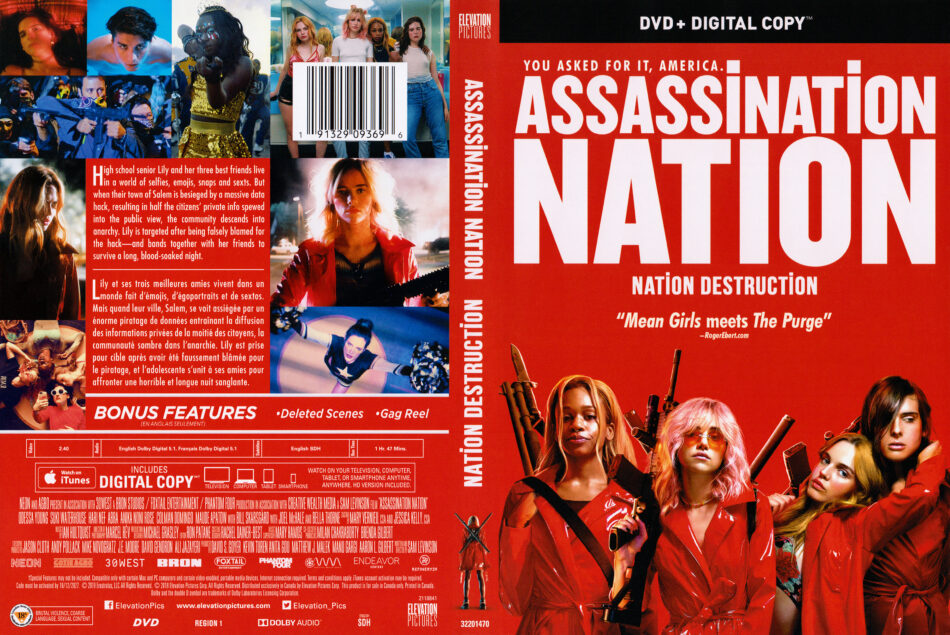 Assassination Nation (2018) R1 DVD Cover - DVDcover.Com