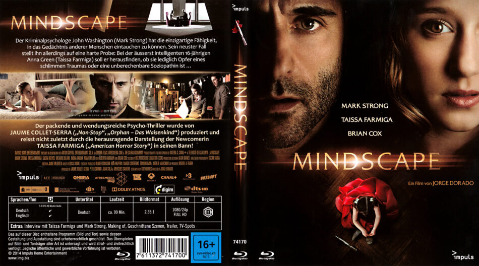 Mindscape (2014) DE Blu-Ray Cover - DVDcover.Com