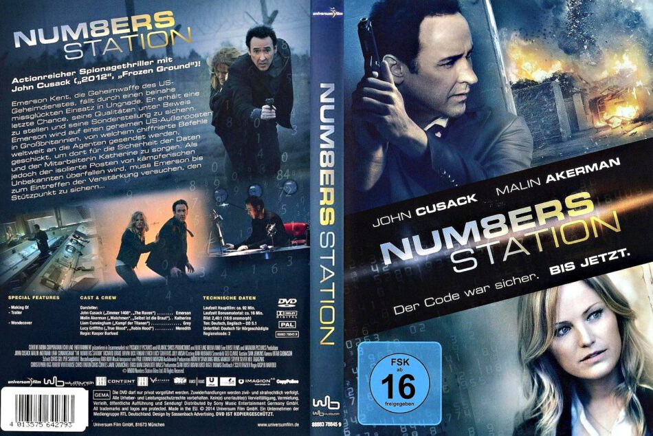 Numbers Station (2014) R2 DE DVD Cover - DVDcover.Com