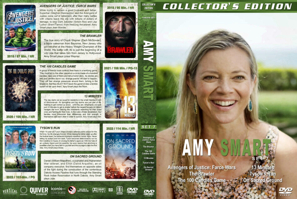 Amy Smart Collection - Set 7 R1 Custom DVD Covers - DVDcover.Com