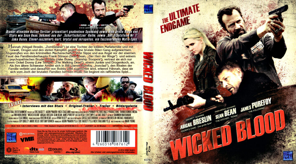 Wicked Blood (2014) DE Blu-Ray Cover - DVDcover.Com