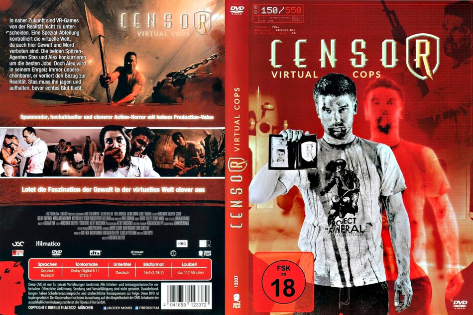 Censor (2021) R1 DVD Label - DVDcover.Com