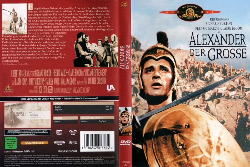 Alexander dvd cover (2007) R2 german