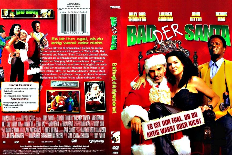 Bad Santa R2 DE DVD Cover - DVDcover.Com