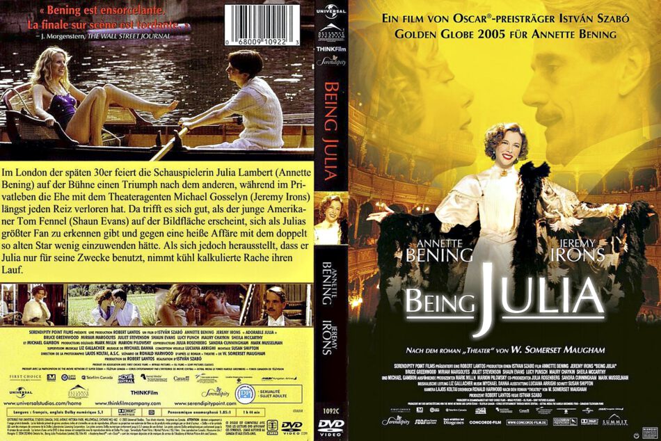 Being Julia R2 DE DVD Cover - DVDcover.Com