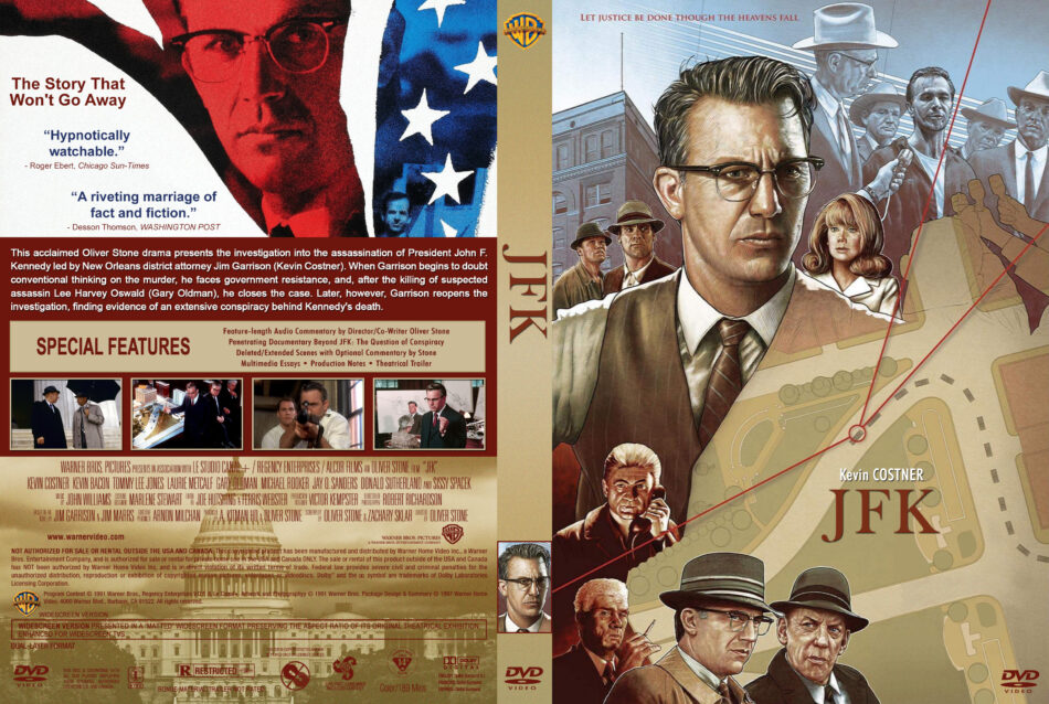 JFK R1 Custom DVD Cover & Label - DVDcover.Com