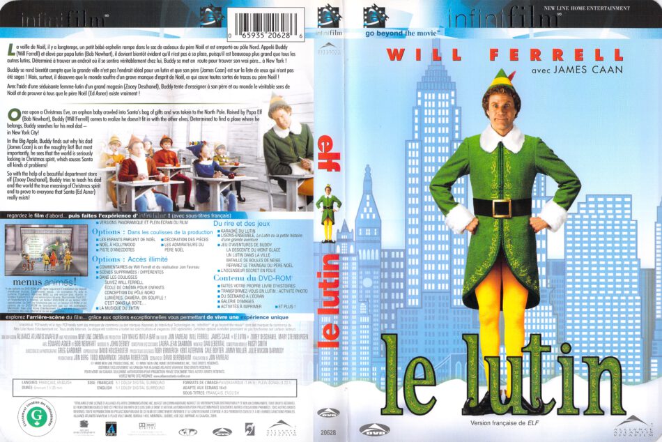 Elf Canadian/French DVD cover - DVDcover.Com