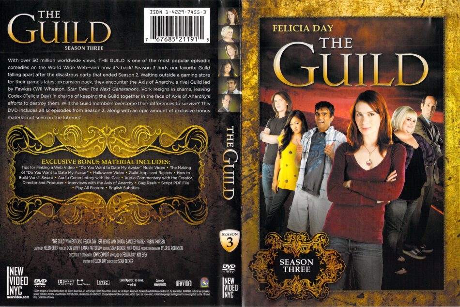 The Guild season 3 DVD Cover - DVDcover.Com