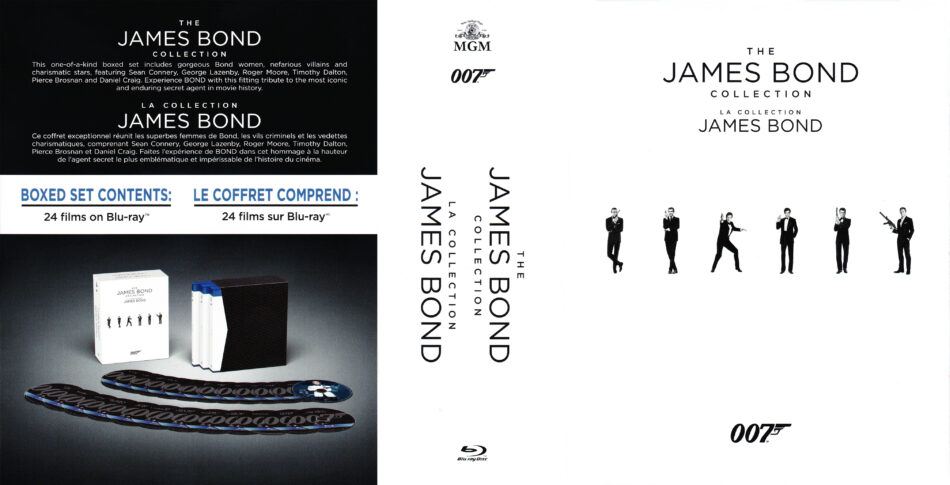 The James Bond Collection (24 Movies) Blu-Ray Covers - DVDcover.Com