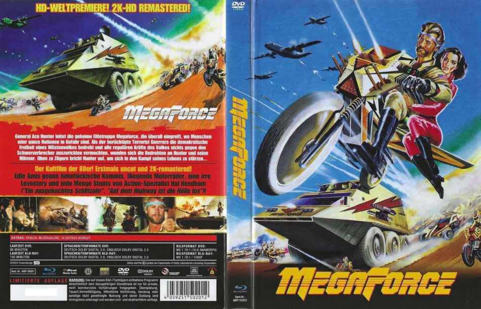 Megaforce (1982) - R2 - DE - Custom DVD Cover & Label - DVDcover.Com