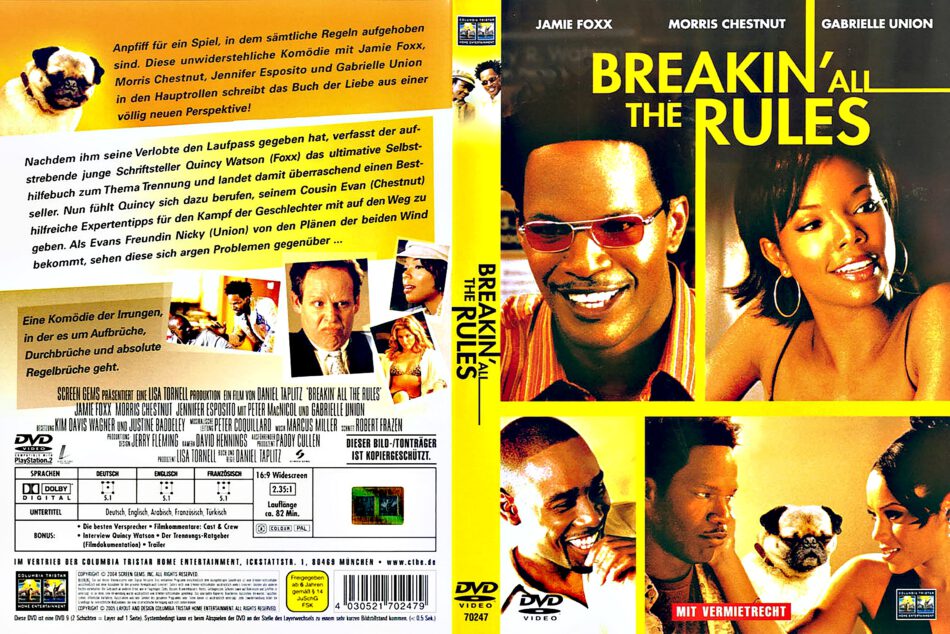 Breakin' All The Rules R2 DE DVD Cover - DVDcover.Com