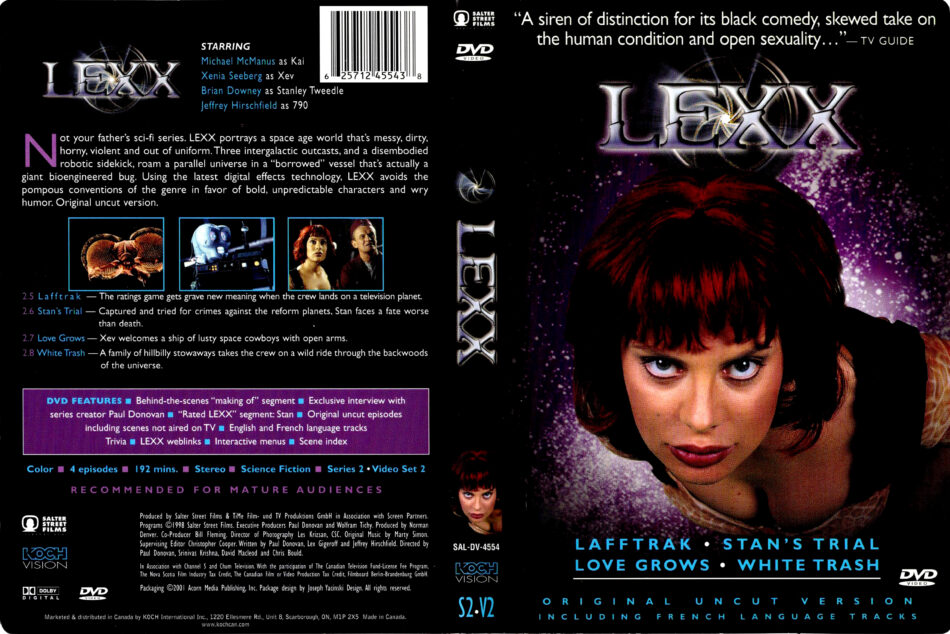 LEXX (1998) S2 V2 DVD COVER & LABEL - DVDcover.Com