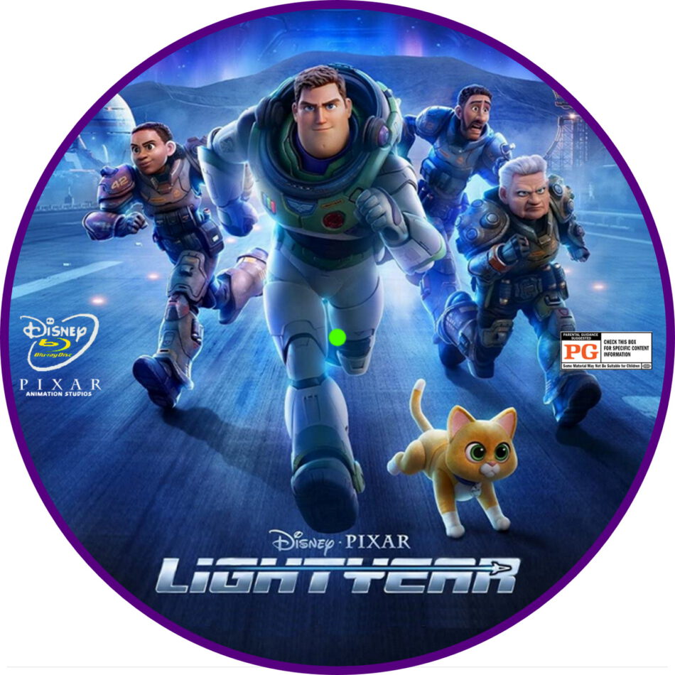 Lightyear (2022) RA Custom Blu-ray Label - DVDcover.Com