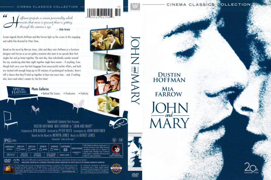 John and Mary (1969) R1 DVD Cover - DVDcover.Com