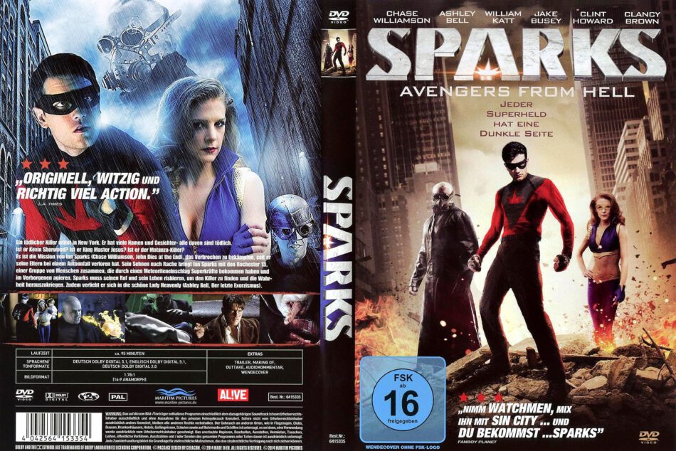 Sparks-Avengers From Hell R2 DE DVD Cover - DVDcover.Com