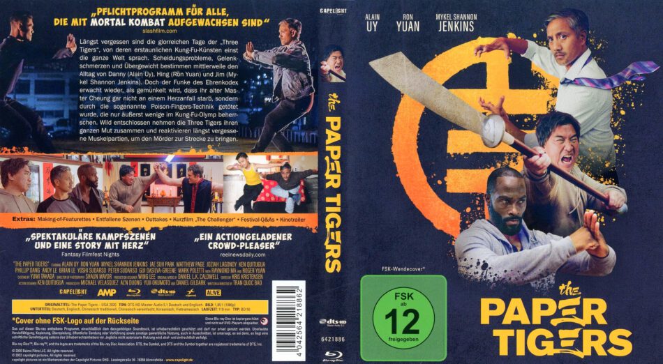 The Paper Tigers DE Blu-Ray Cover - DVDcover.Com