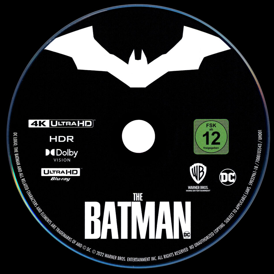 Batman (2021) DE 4K UHD Label - DVDcover.Com