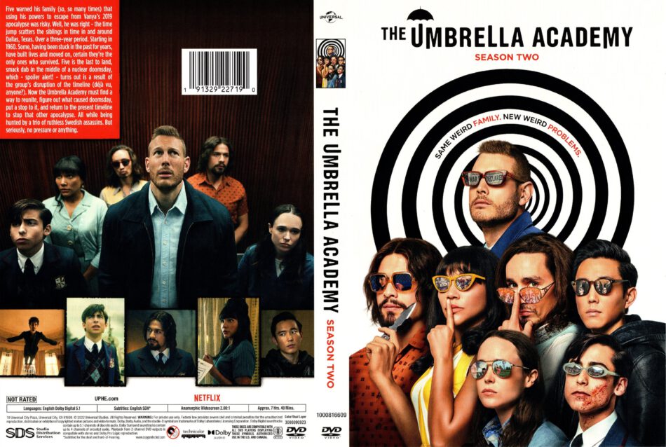 The Umbrella Academy - Season 2 R1 DVD Cover - DVDcover.Com
