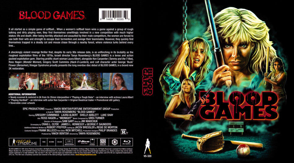 Blood Games (1990) Blu-Ray Cover - DVDcover.Com