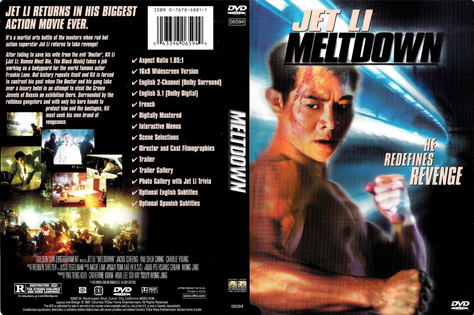 MELTDOWN (2001) DVD COVER & LABEL - DVDcover.Com