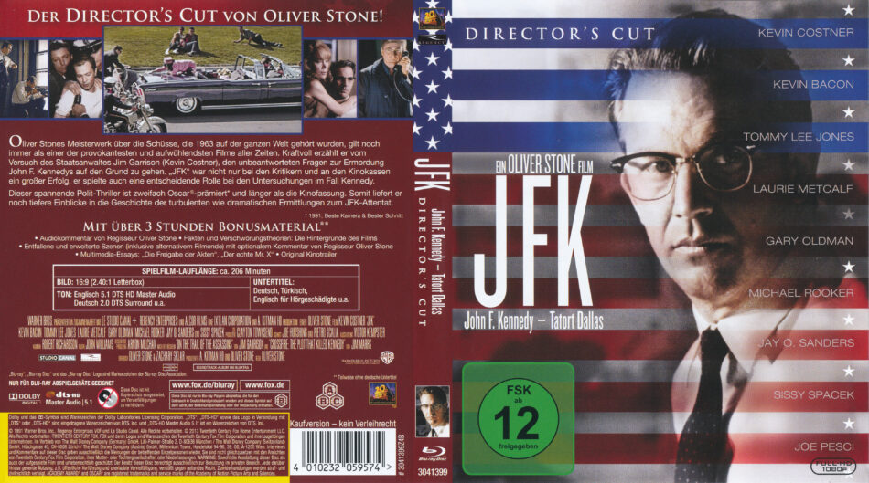 JFK - Tatort Dallas DE Blu-Ray Cover - DVDcover.Com