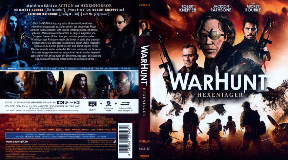 Warhunt (2022) DE 4K UHD Covers - DVDcover.Com