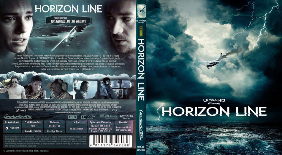 Horizon Line (2020) DE 4K UHD Cover & Label - DVDcover.Com