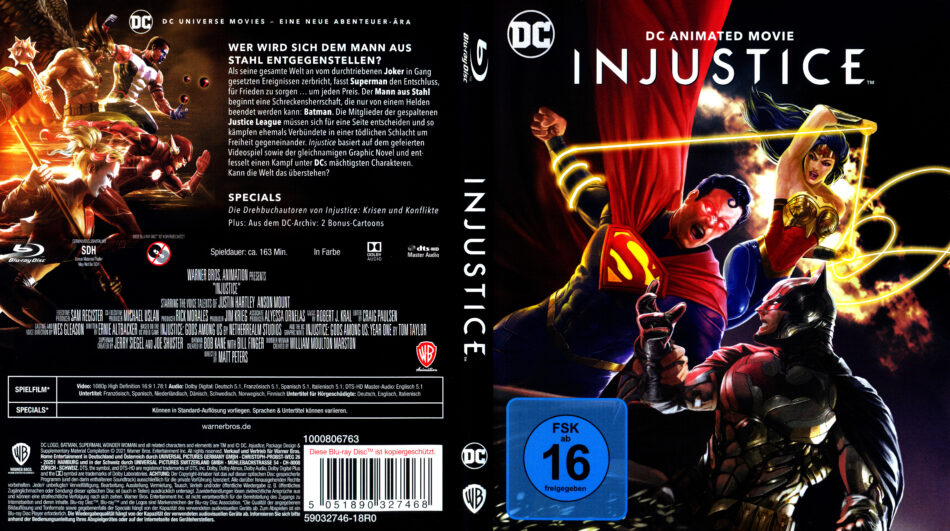 Injustice (2021) DE Blu-Ray Cover - DVDcover.Com