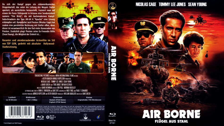 Air Borne - Flügel aus Stahl (1990) DE Blu-Ray Covers - DVDcover.Com