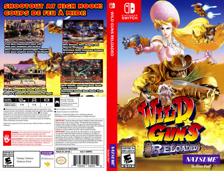 Wild Guns - Reloaded NS DVD Cover - DVDcover.Com