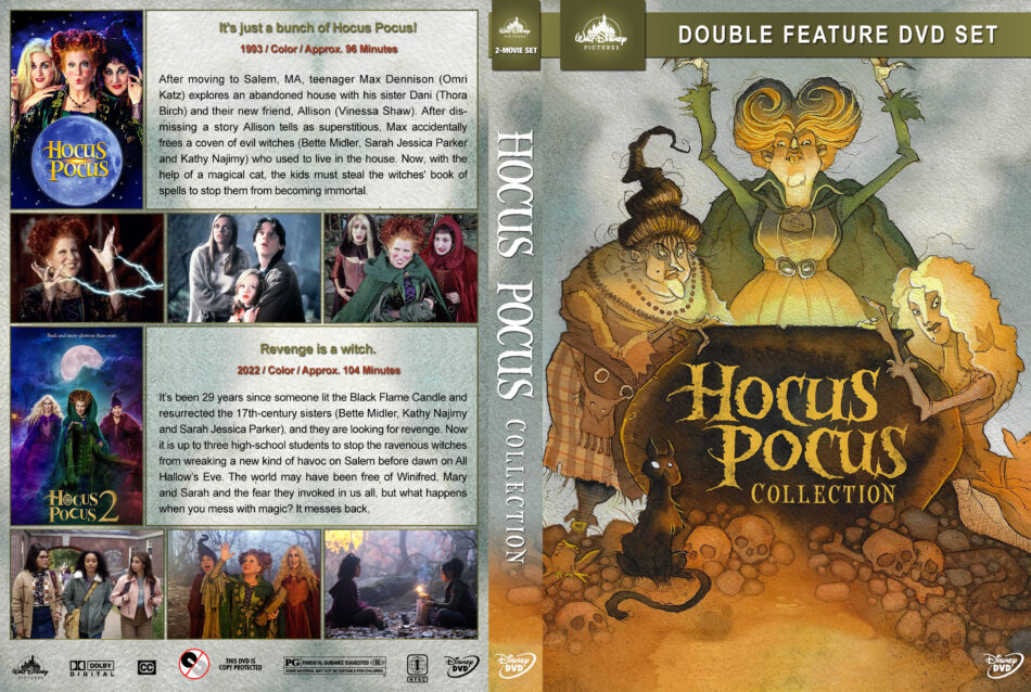 Hocus Pocus Collection R1 Custom DVD Covers - DVDcover.Com