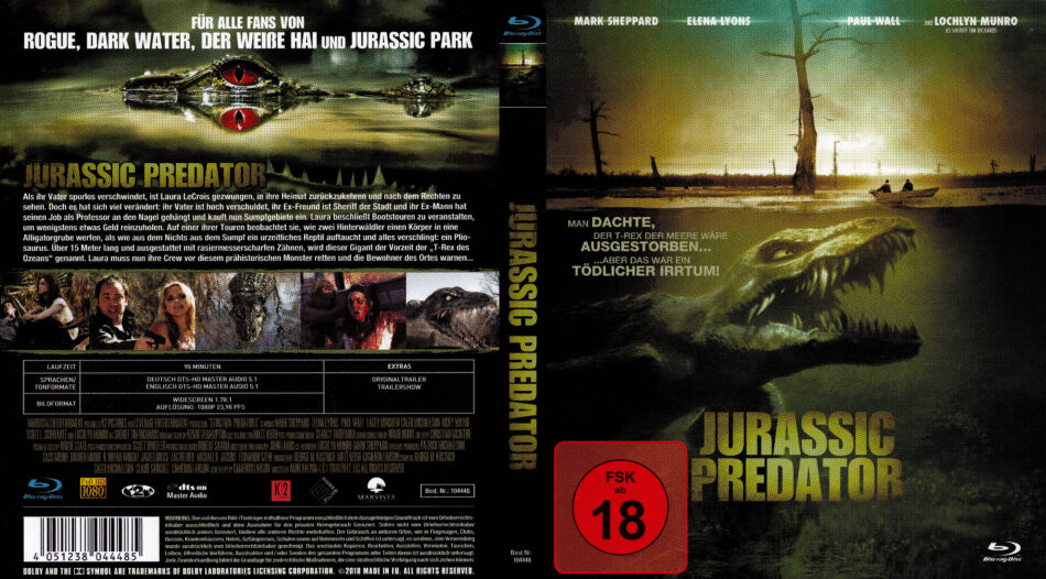 Jurassic Predator (2014) DE Blu-Ray Cover - DVDcover.Com