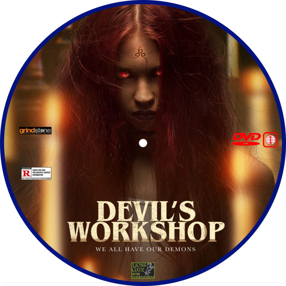 Devil's Workshop (2022) R1 Custom DVD Label - DVDcover.Com