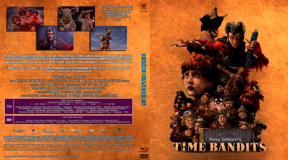 Time Bandits (1981) DE Blu-Ray Cover - DVDcover.Com