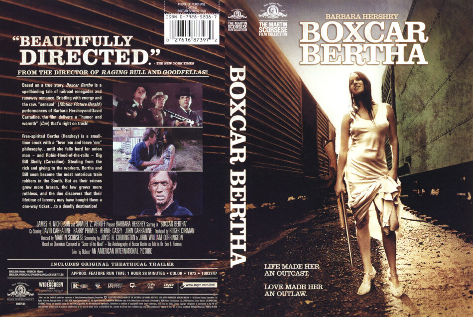 Boxcar Bertha (1972) R1 DVD Cover - DVDcover.Com