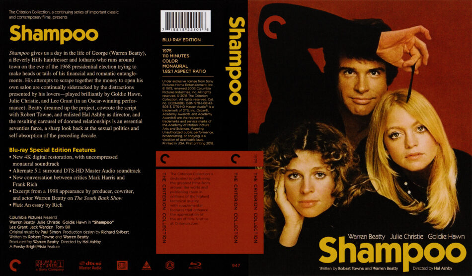 Shampoo (1975) Blu-Ray Cover - DVDcover.Com