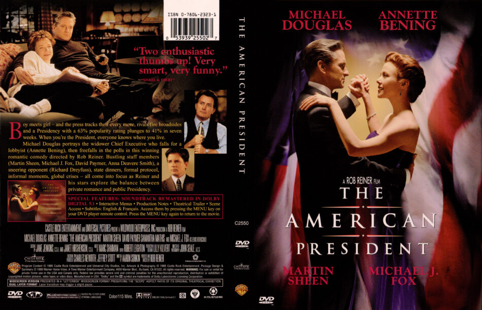 the American President (1995) R1 DVD Cover - DVDcover.Com