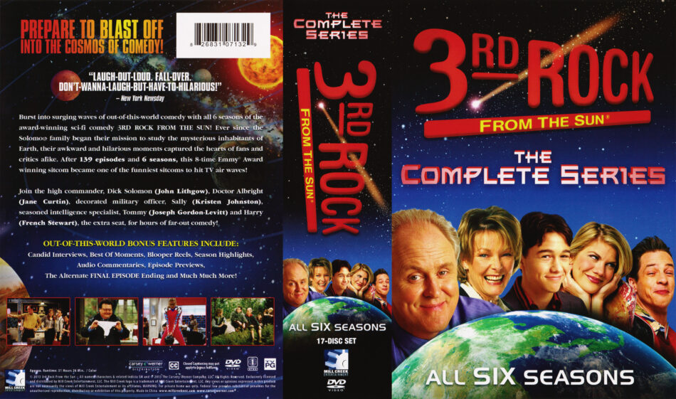 3rd Rock From the Sun (Complete Collection Seasons 1 to 6) R1 DVD Cover ...