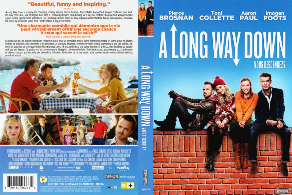A Long Way Down (2014) R1 DVD Cover - DVDcover.Com