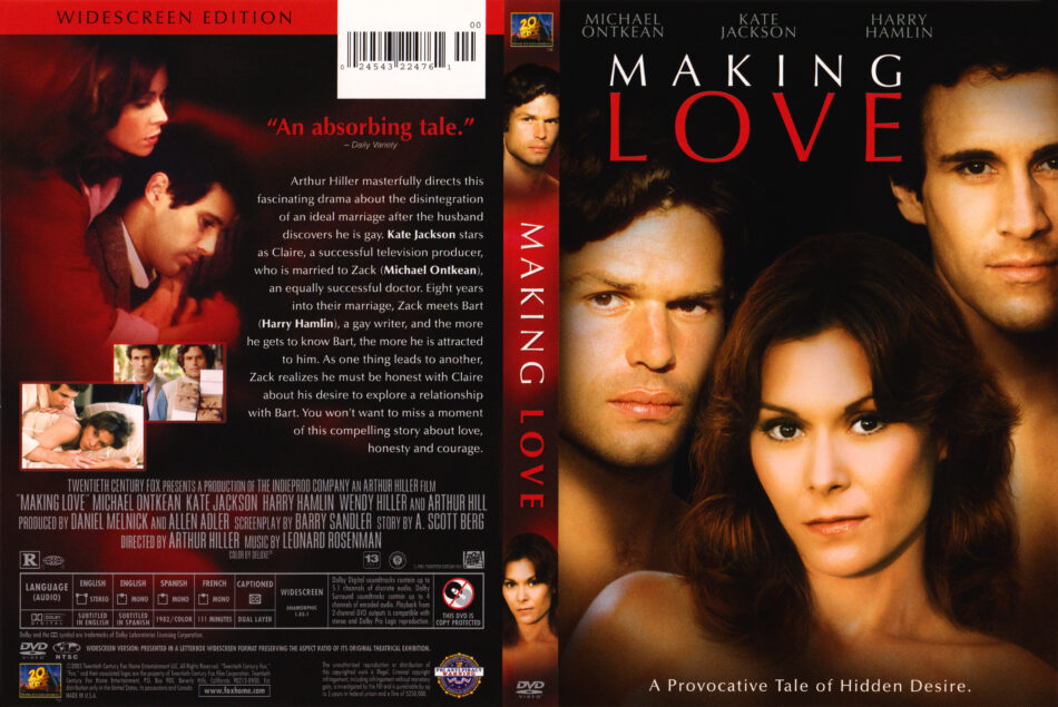 Making Love (1982) R1 DVD Cover - DVDcover.Com