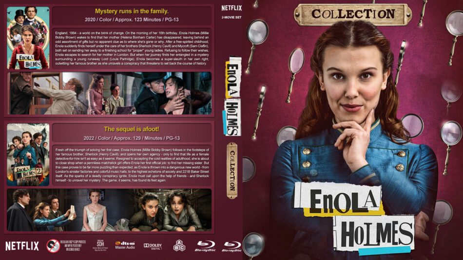 Enola Holmes Collection Custom Blu-Ray Cover - DVDcover.Com