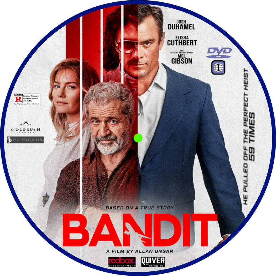 Bandit (2022) R1 Custom DVD Label - DVDcover.Com