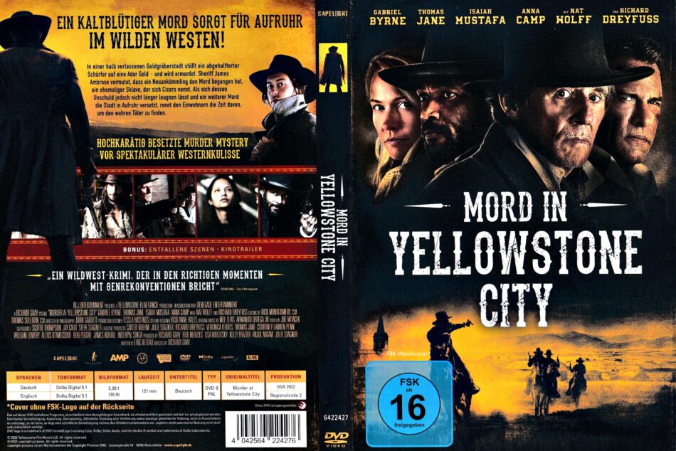 Mord in Yellowstone City R2 DE DVD Cover - DVDcover.Com