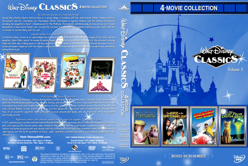 Walt Disney Classics - Volume 3 R1 Custom DVD Cover - DVDcover.Com