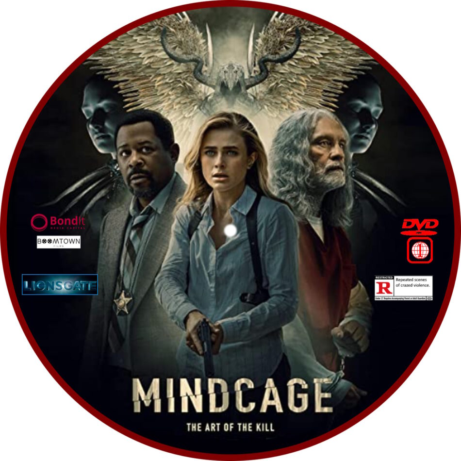 Mindcage (2023) R1 Custom DVD Label - DVDcover.Com