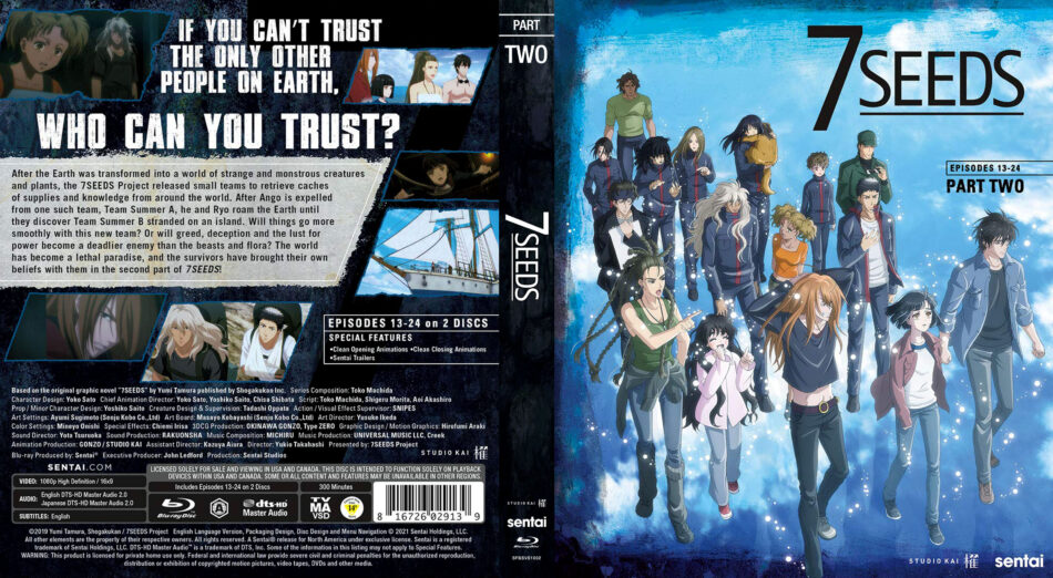 7 Seeds - Season 01 Part 2 Blu-Ray Cover - DVDcover.Com