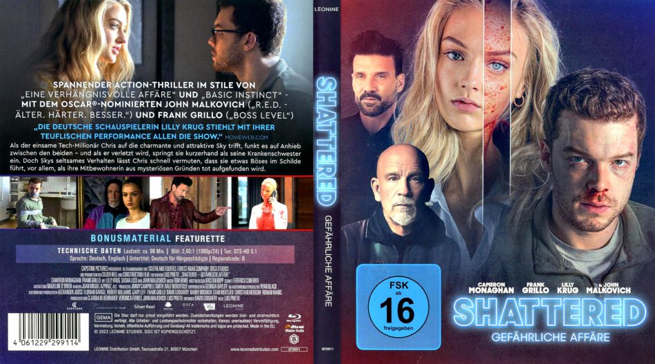 Shattered-Gefährliche Affäre DE Blu-Ray Cover - DVDcover.Com