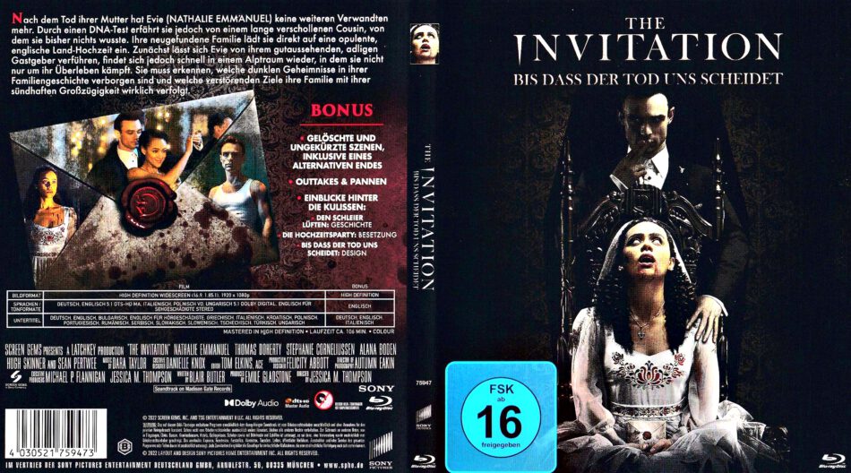 The Invitation DE Blu-Ray Cover - DVDcover.Com
