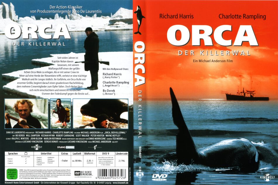 Orca Der Killerwal R2 DE DVD Cover - DVDcover.Com