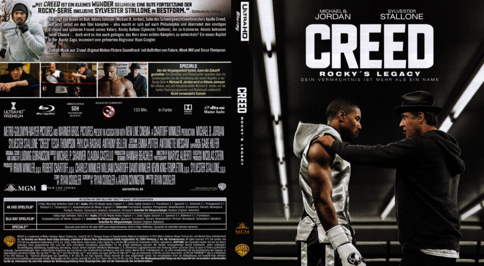 Creed: Rocky's Legacy (2015) DE 4K UHD Covers - DVDcover.Com